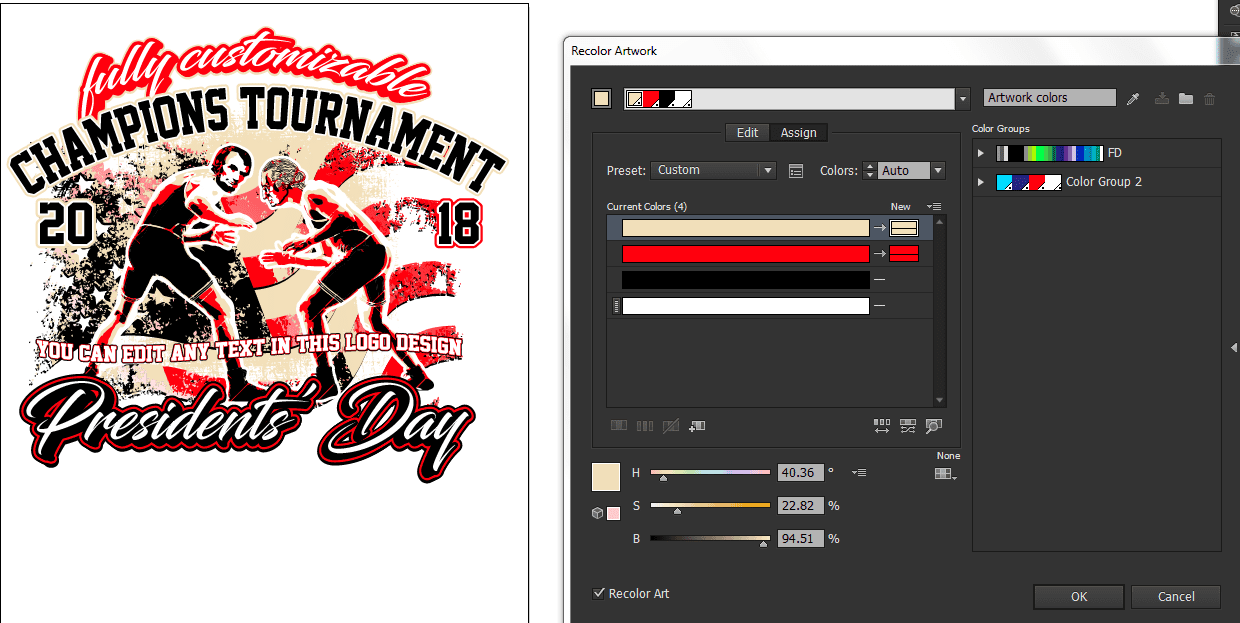 Step by Step Guide on How to Change Logo Colors Using Adobe Illustrator ...