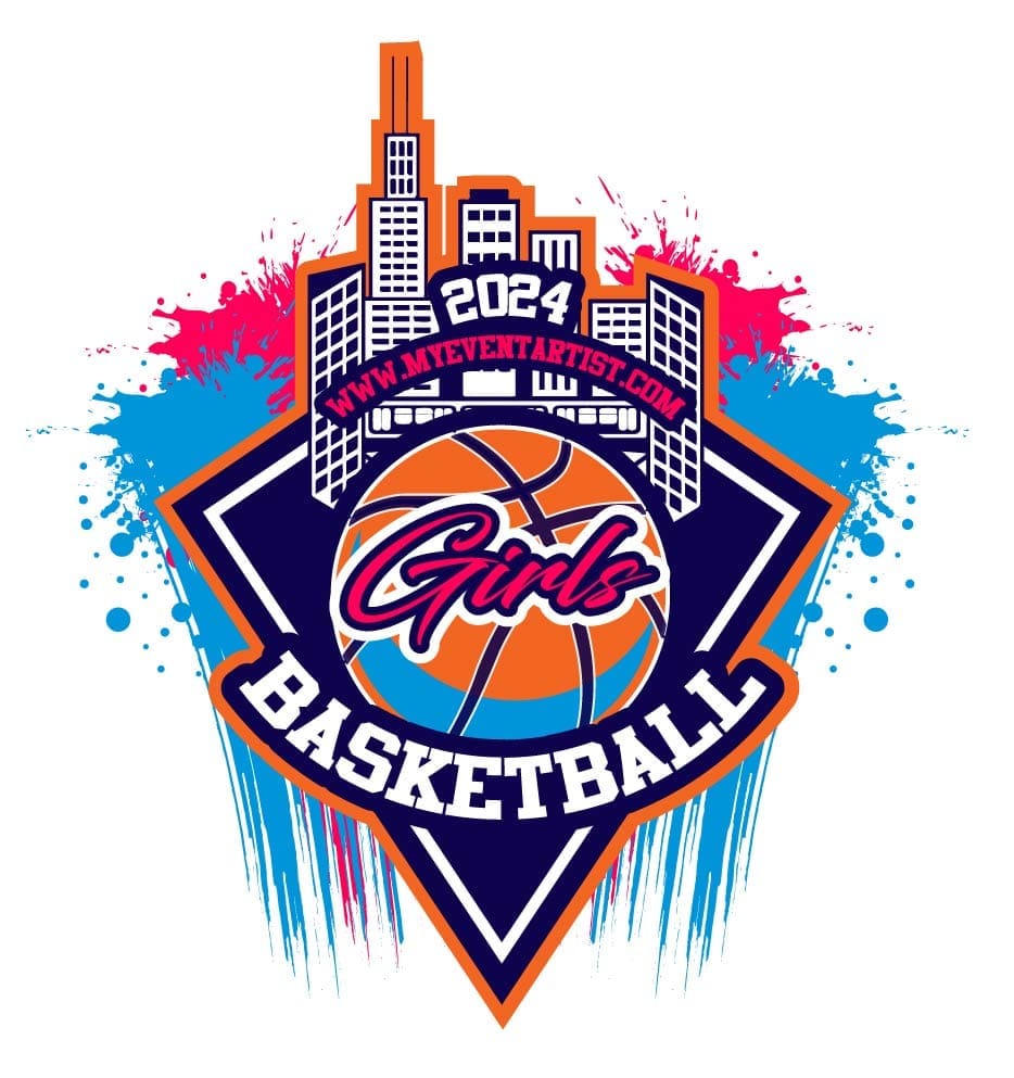 Girls Basketball Logo Design