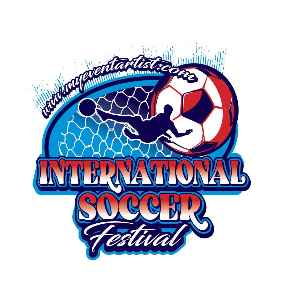SOCCER EVENT FESTIVAL LOGO DESIGN FOR PRINT | My Event Artist