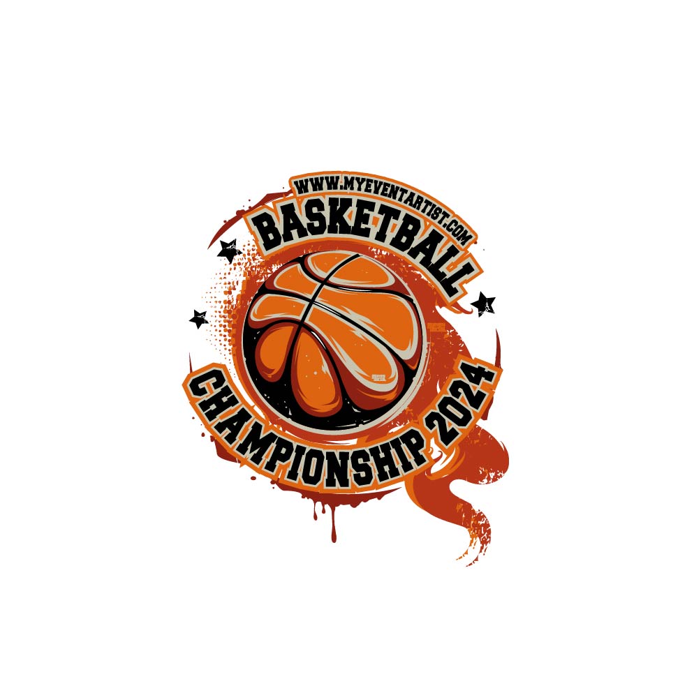 BASKETBALL CHAMPIONSHIP EVENT PRINT READY VECTOR LOGO DESIGN | My Event ...