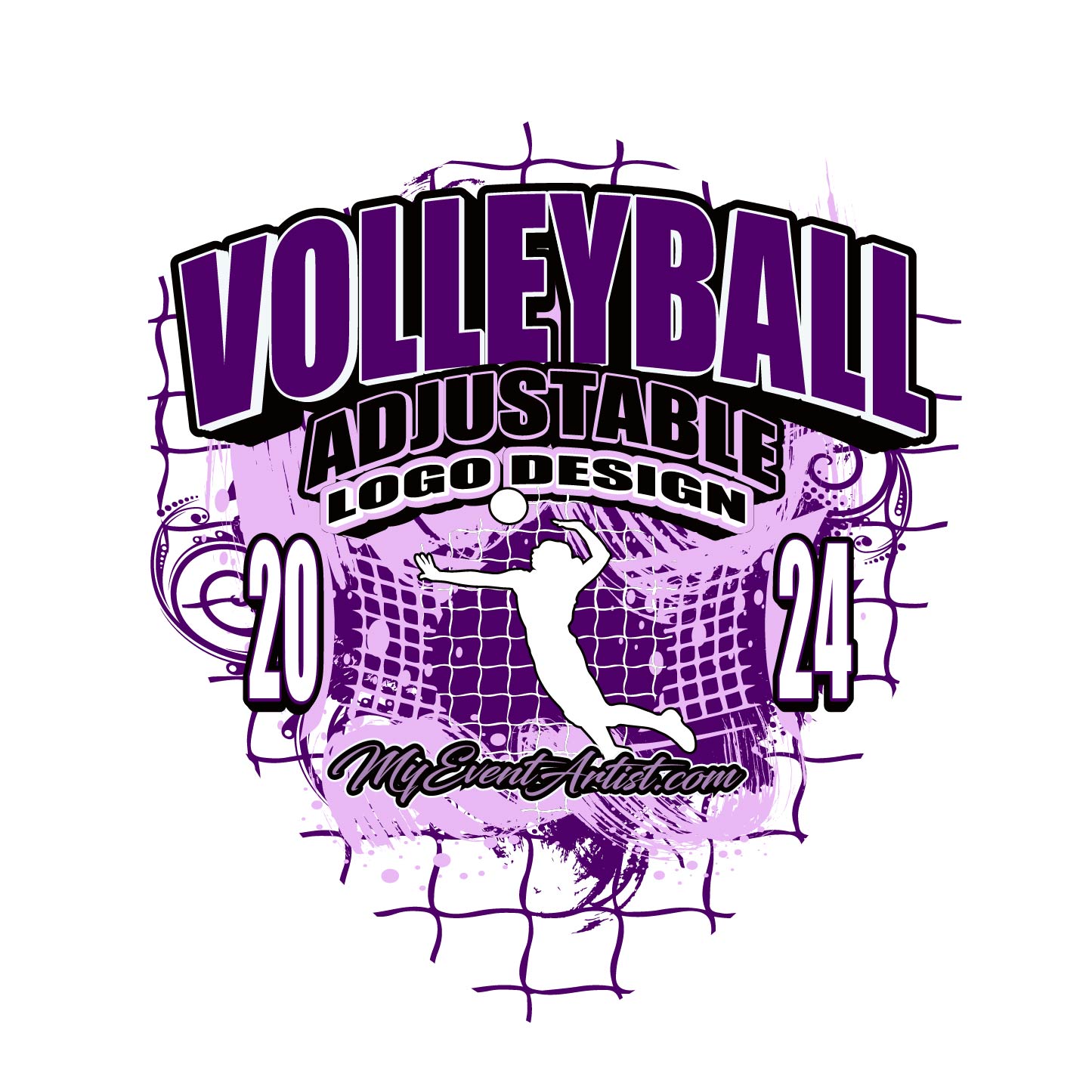 Volleyball Logo Design Hd