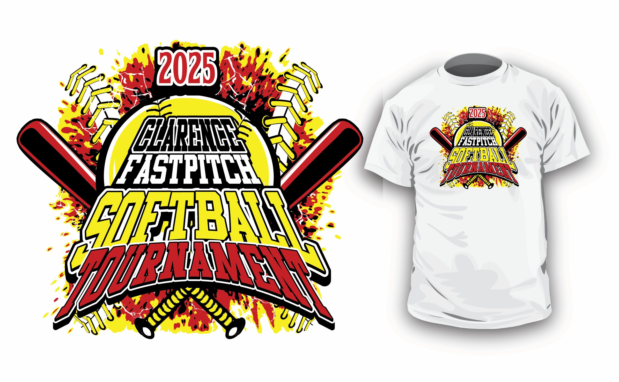 Revealing Our Bold Vector Logo for Clarence Fastpitch Softball ...