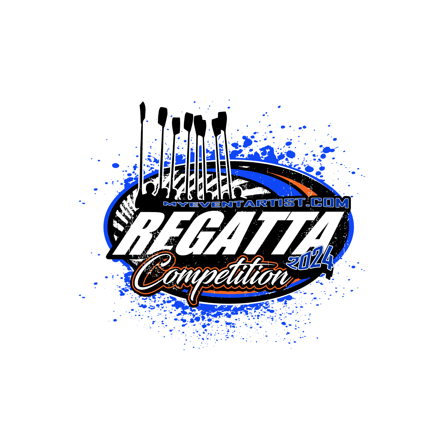 Sailing into Prestige: Regatta Competition Event Print Ready Vector ...